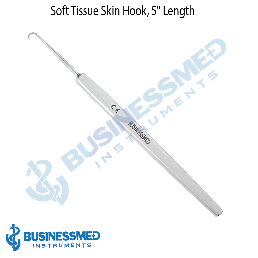 Soft Tissue Skin Hook, 5" Length - BusinessMed Instruments